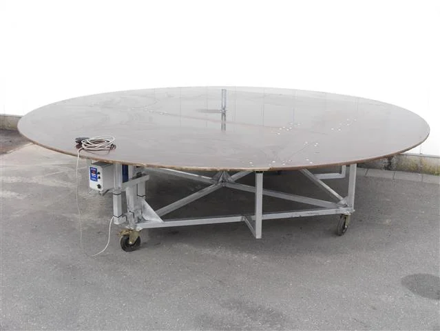 Turntable rotary table 350 cm • Duijndam Machines