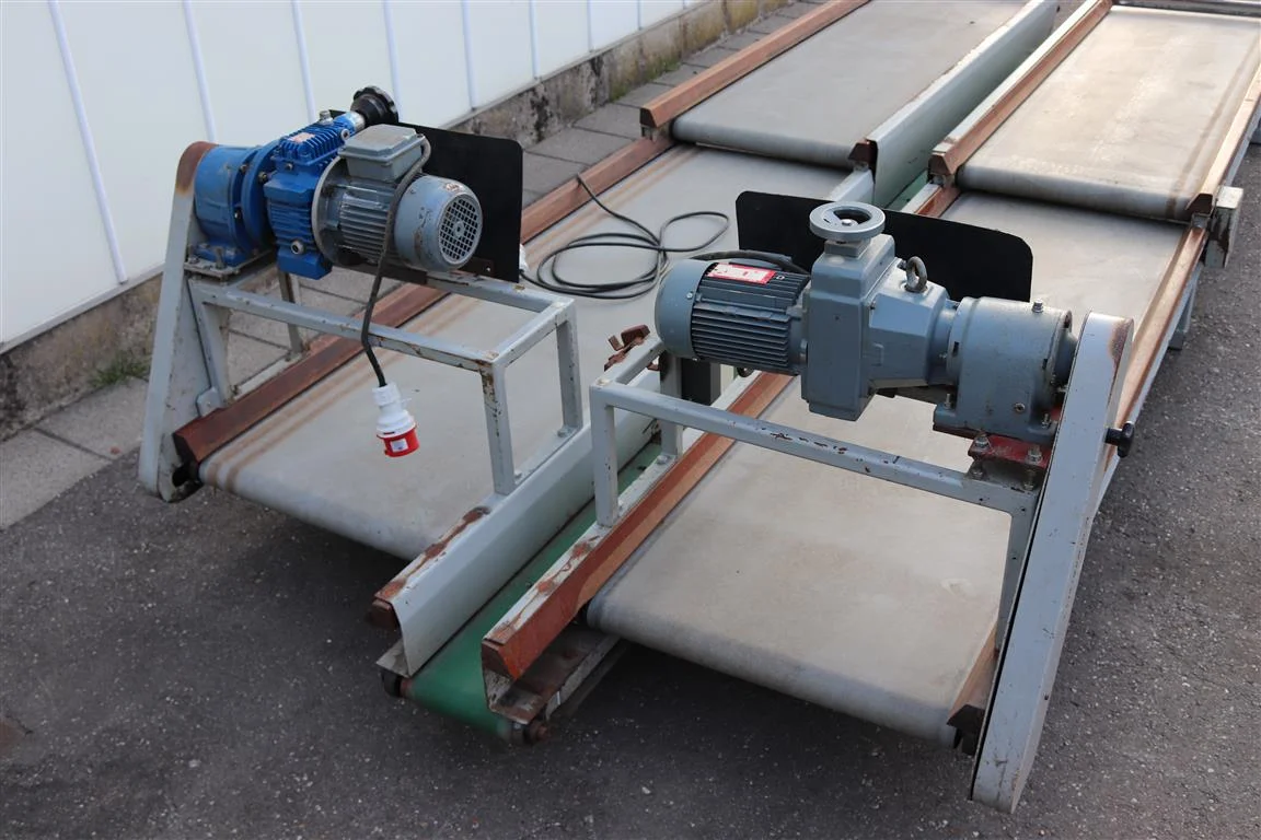 Double Inspection conveyor 380 cm x 60cm • Duijndam Machines