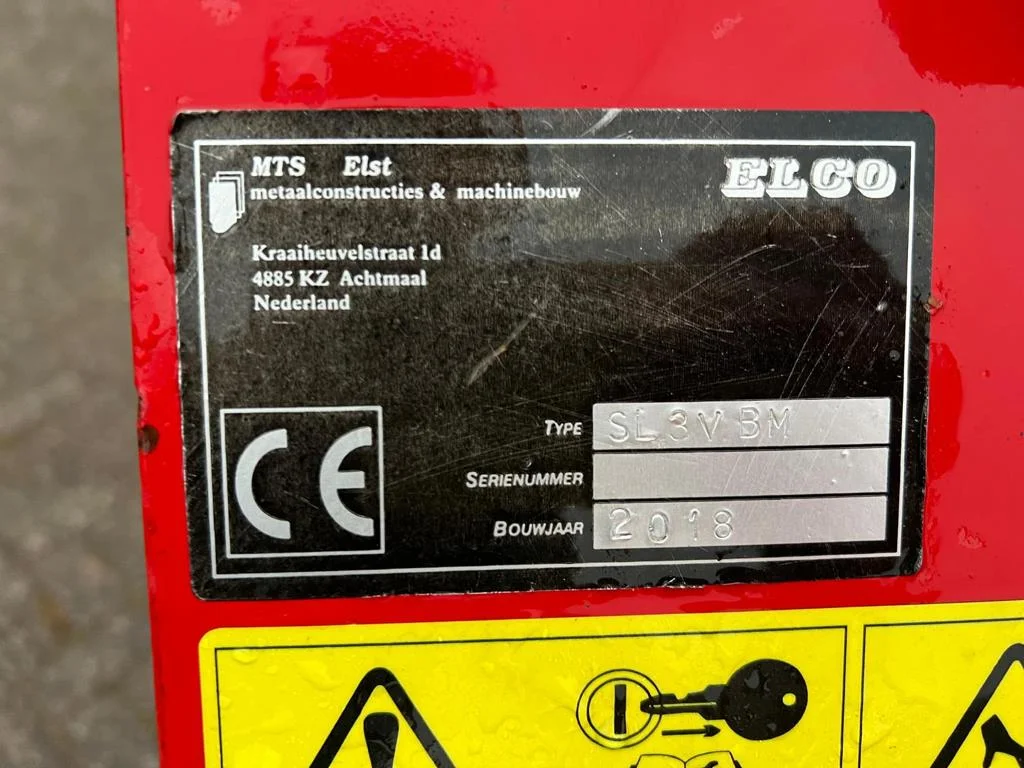 Elco SL3VBM bed lifter with 3 shaking grates • Duijndam Machines