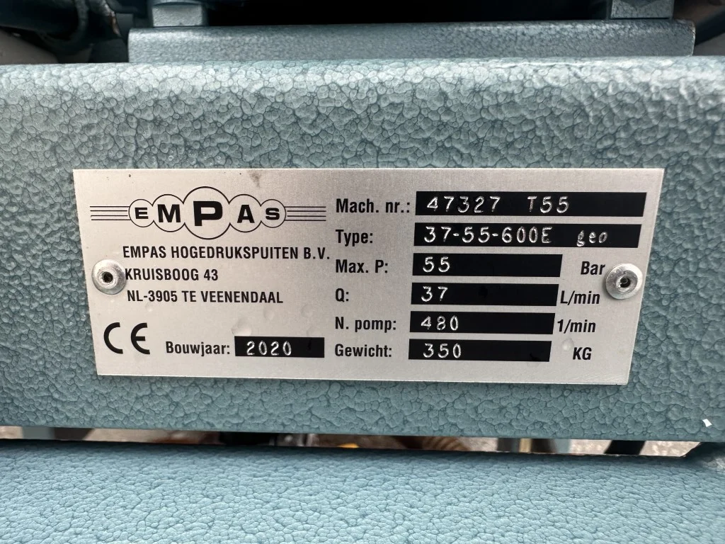 Empas 50-50- 600E Georgia (T55) spraying wagon with hosereel • Duijndam ...