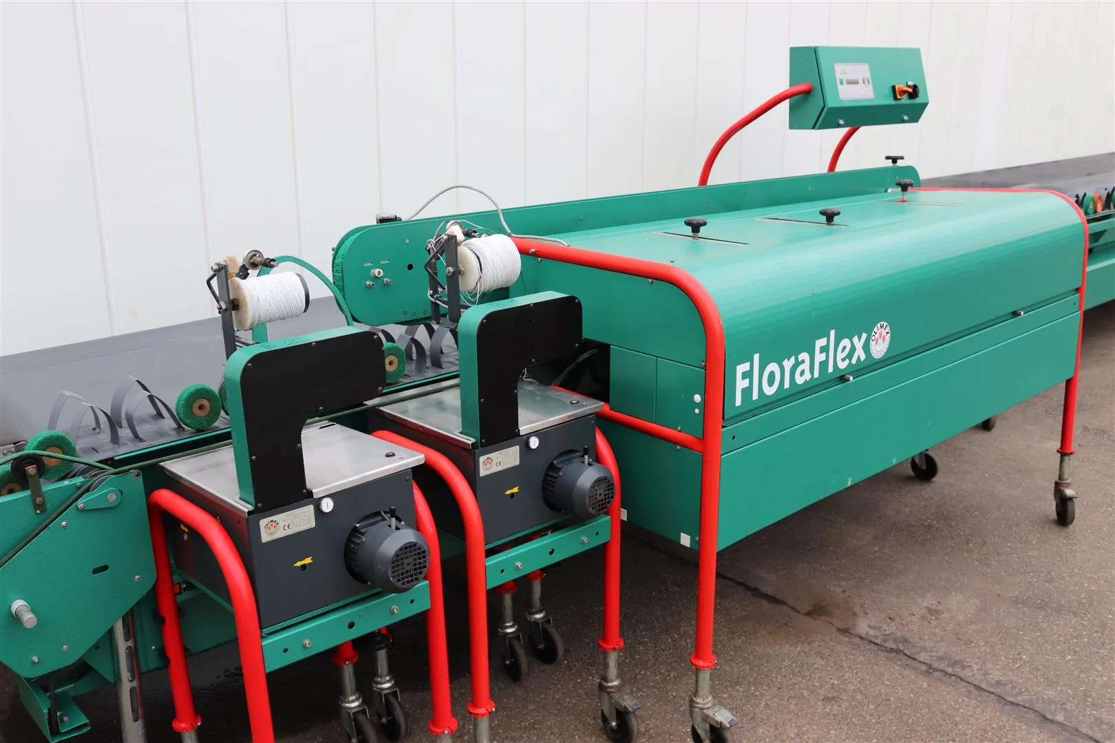 Olimex Floraflex bunching machine • Duijndam Machines