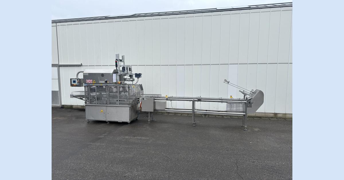 G. Mondini E 350 VG top seal verpakkingsmachine met ontnester ...