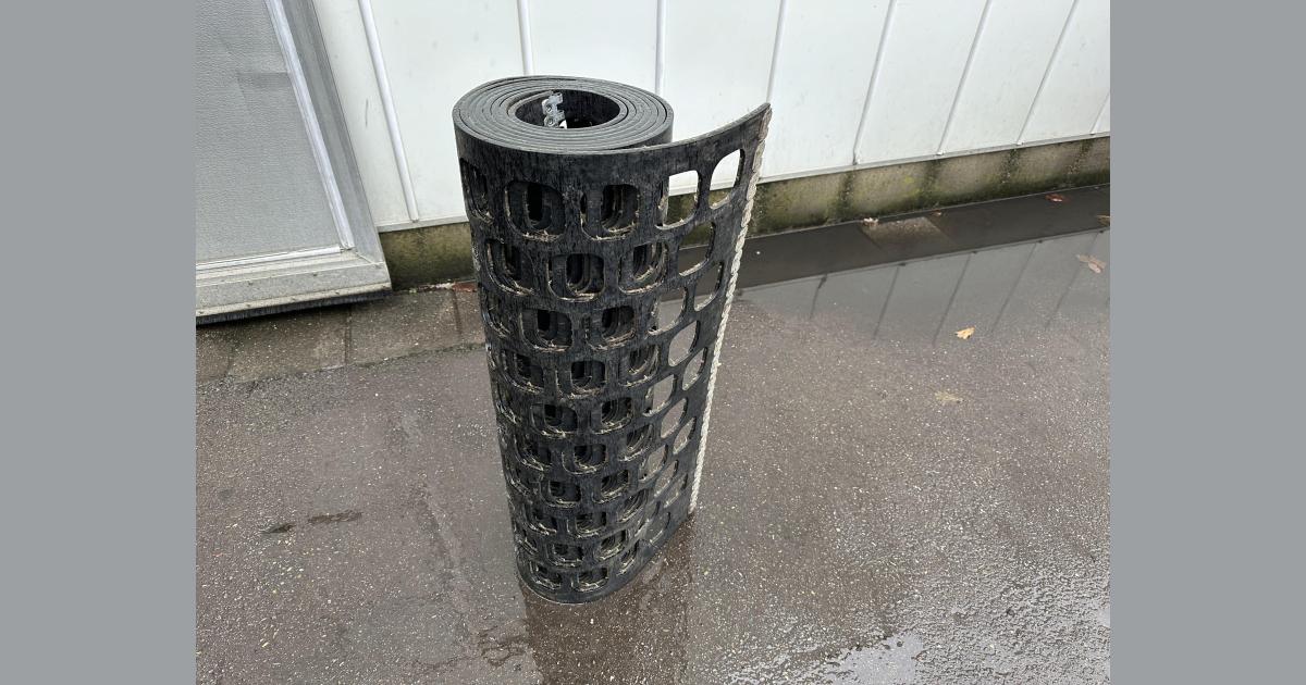 Rubber sieve grading belt size 70 mm for Grimme WG900 web grader ...