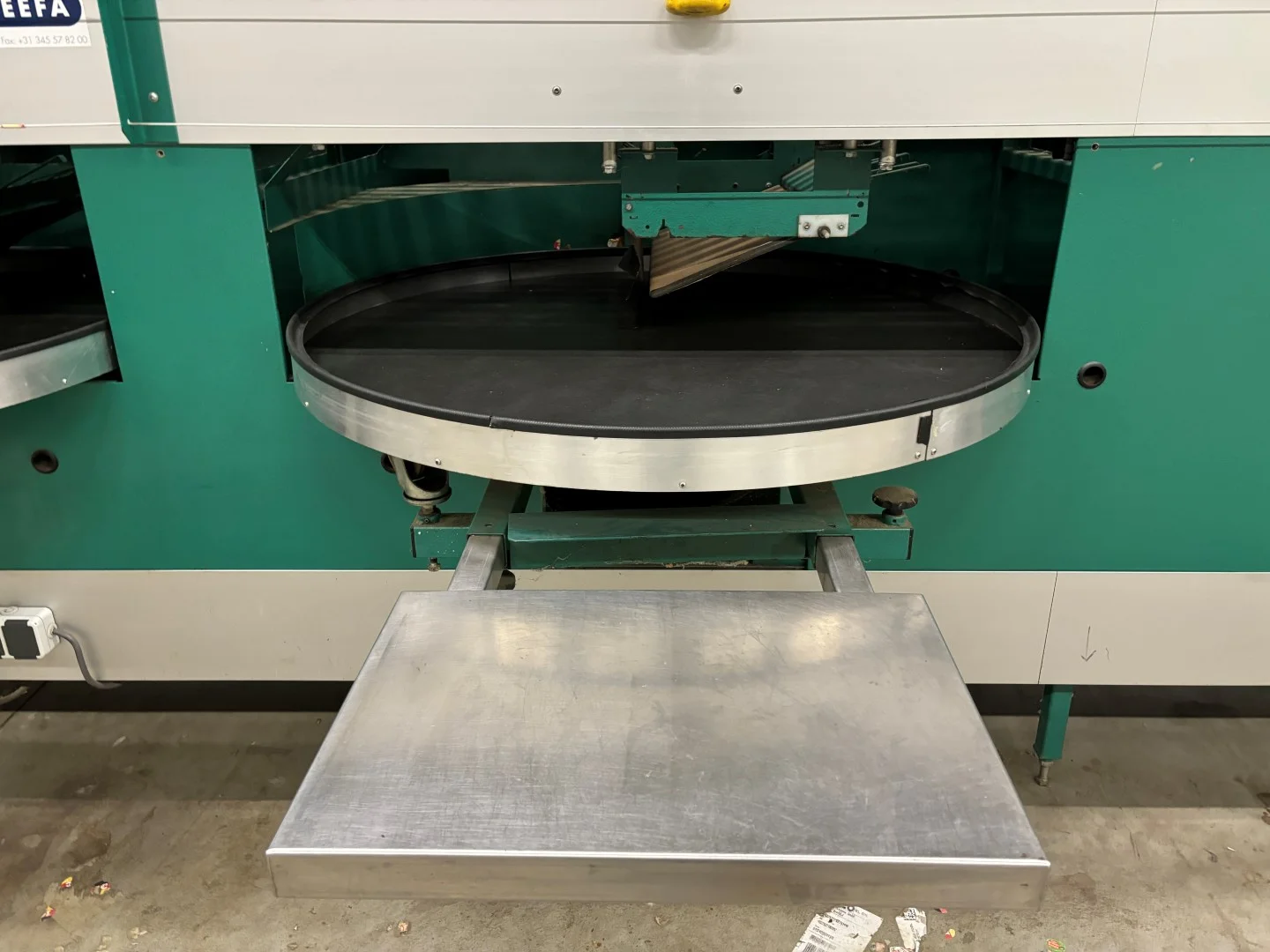 Greefa Q-sort cucumber sorting machine with 8 exits for aubergines ...