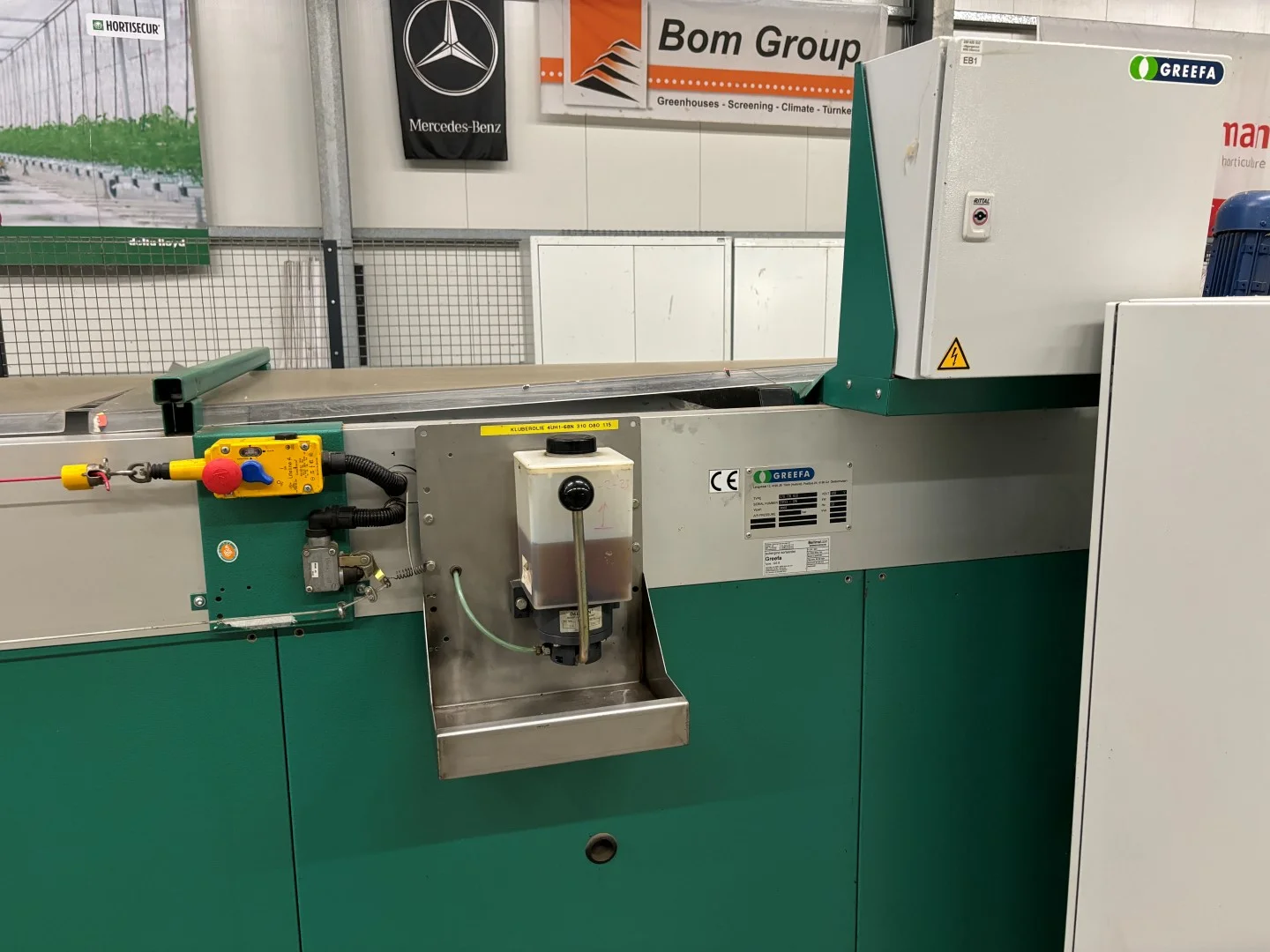 Greefa Q-sort cucumber sorting machine with 8 exits for aubergines ...