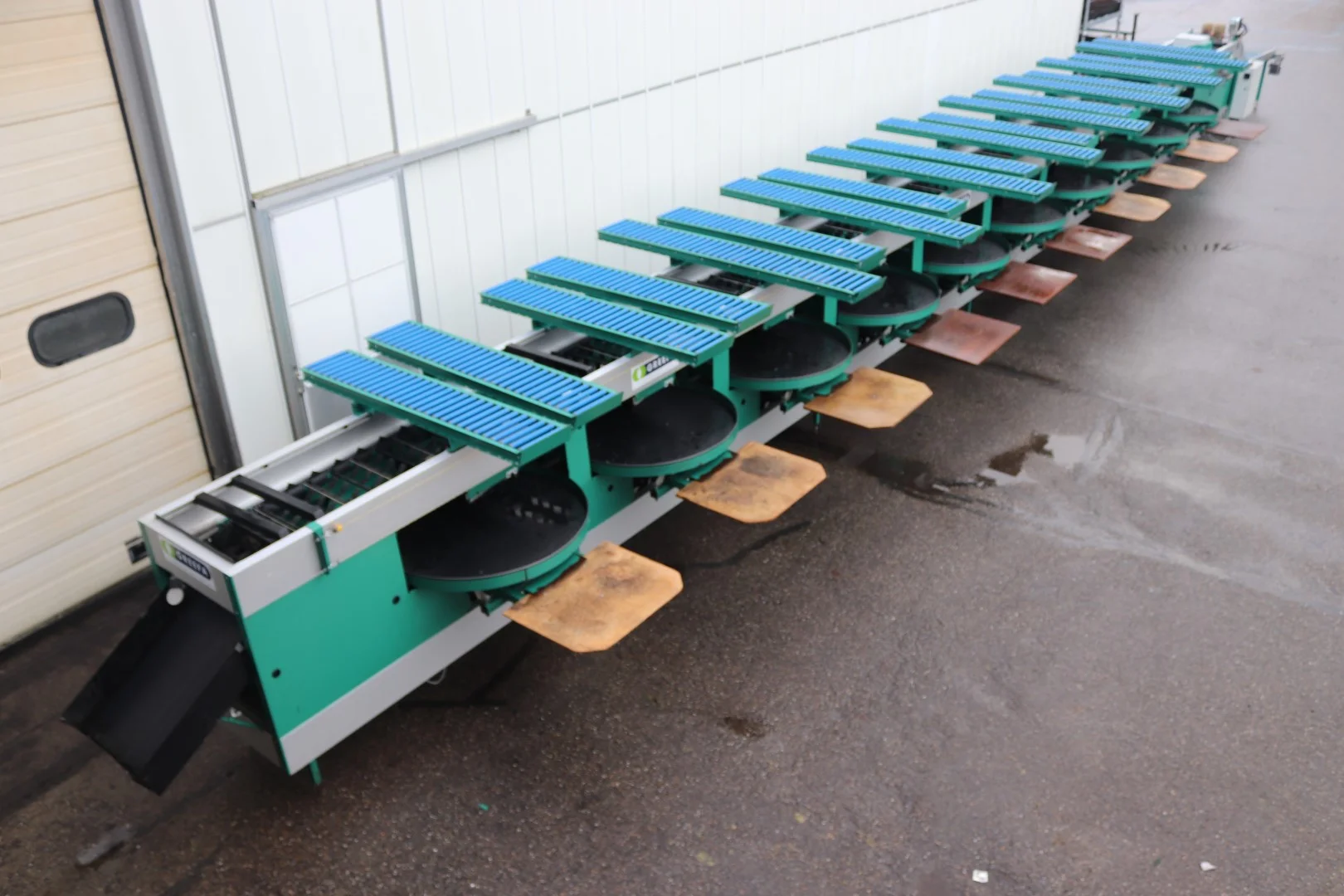 Greefa QSort -10 weight sorting machine for cucumbers • Duijndam Machines