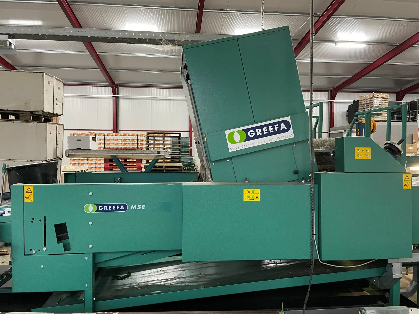 Greefa MSE 4-15 sorting machine • Duijndam Machines