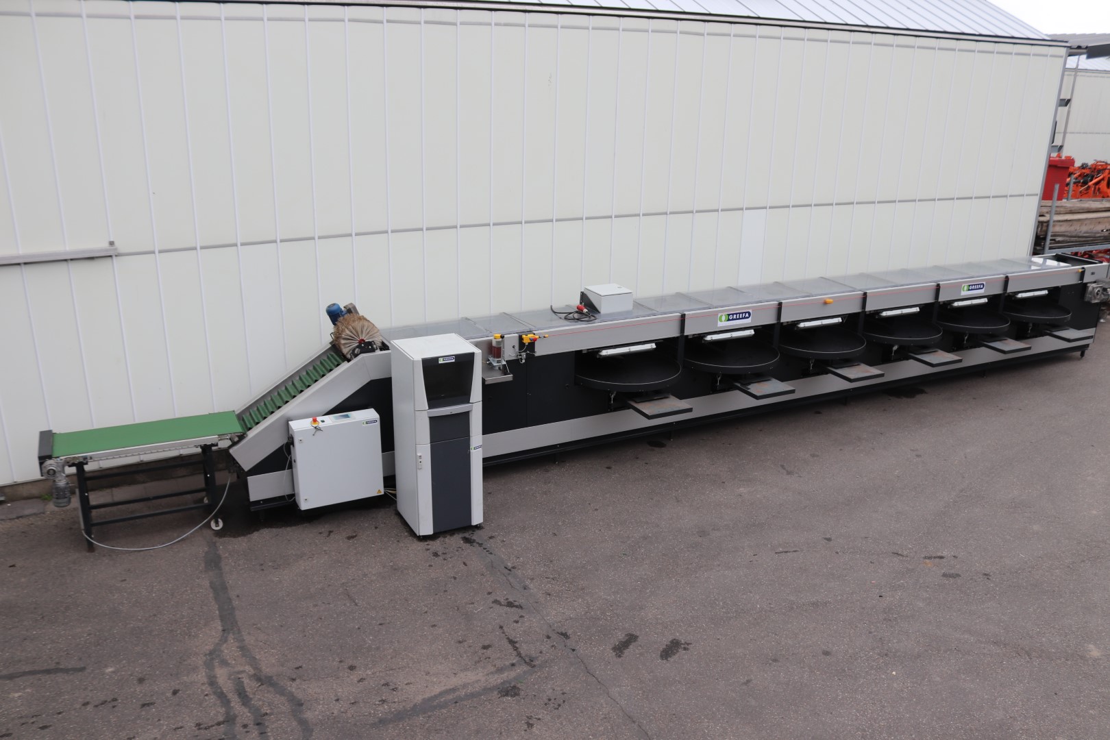 Greefa QSort -6 weight sorting machine for cucumbers • Duijndam Machines