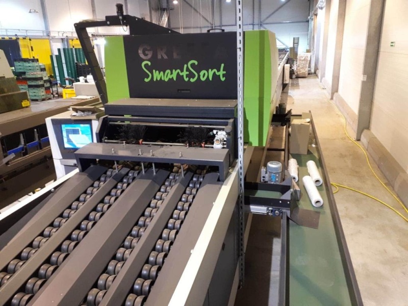 Greefa Smartsort 4 lane grading line • Duijndam Machines