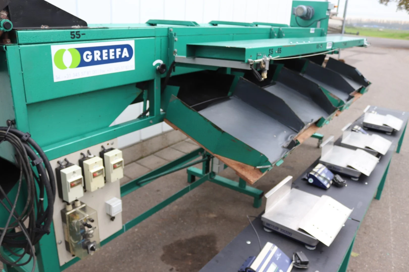Greefa sorting machine for peppers • Duijndam Machines