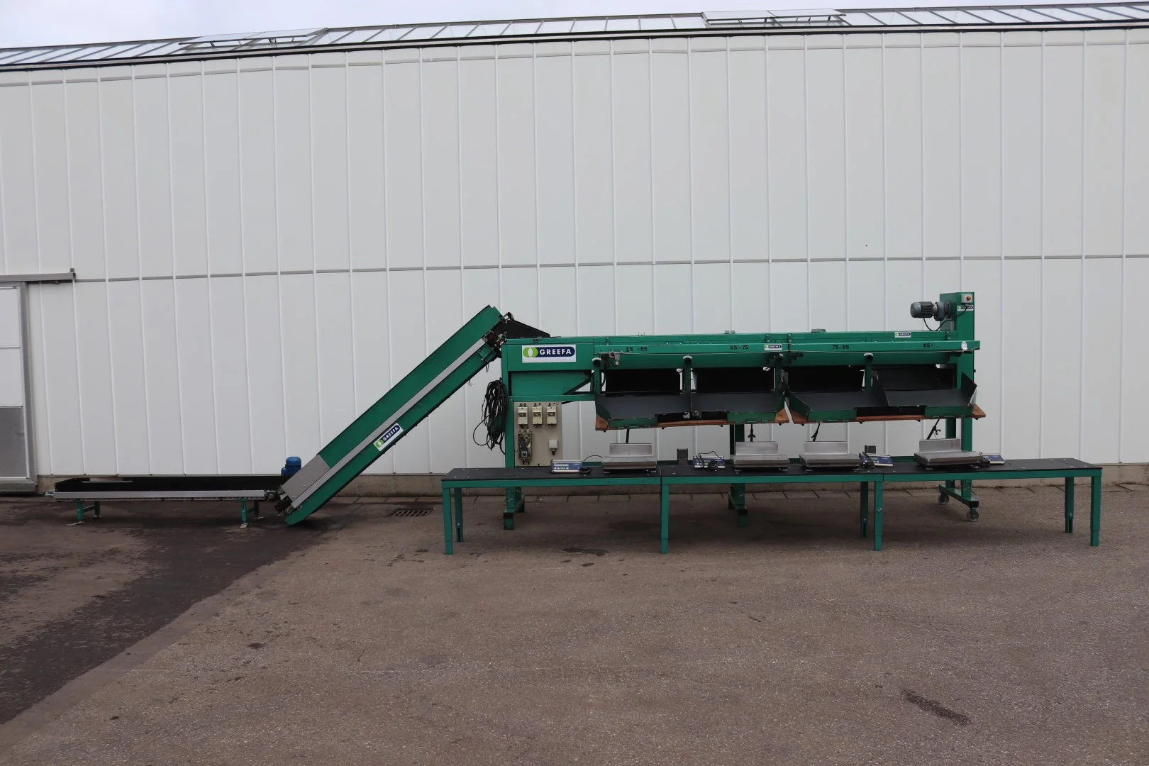 Greefa sorting machine for peppers • Duijndam Machines