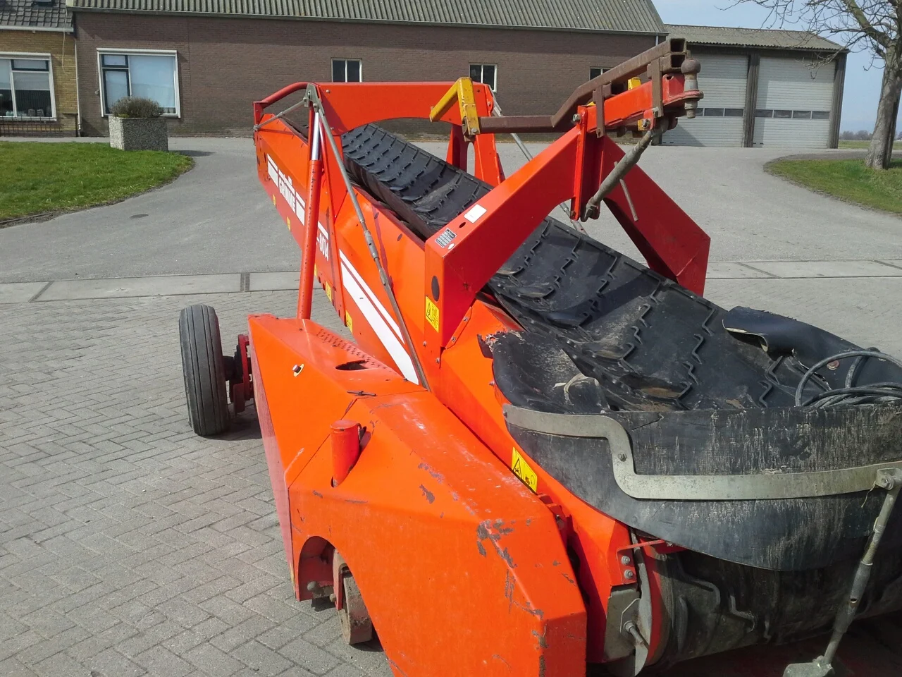 Grimme store loader for potato and onions storage • Duijndam Machines