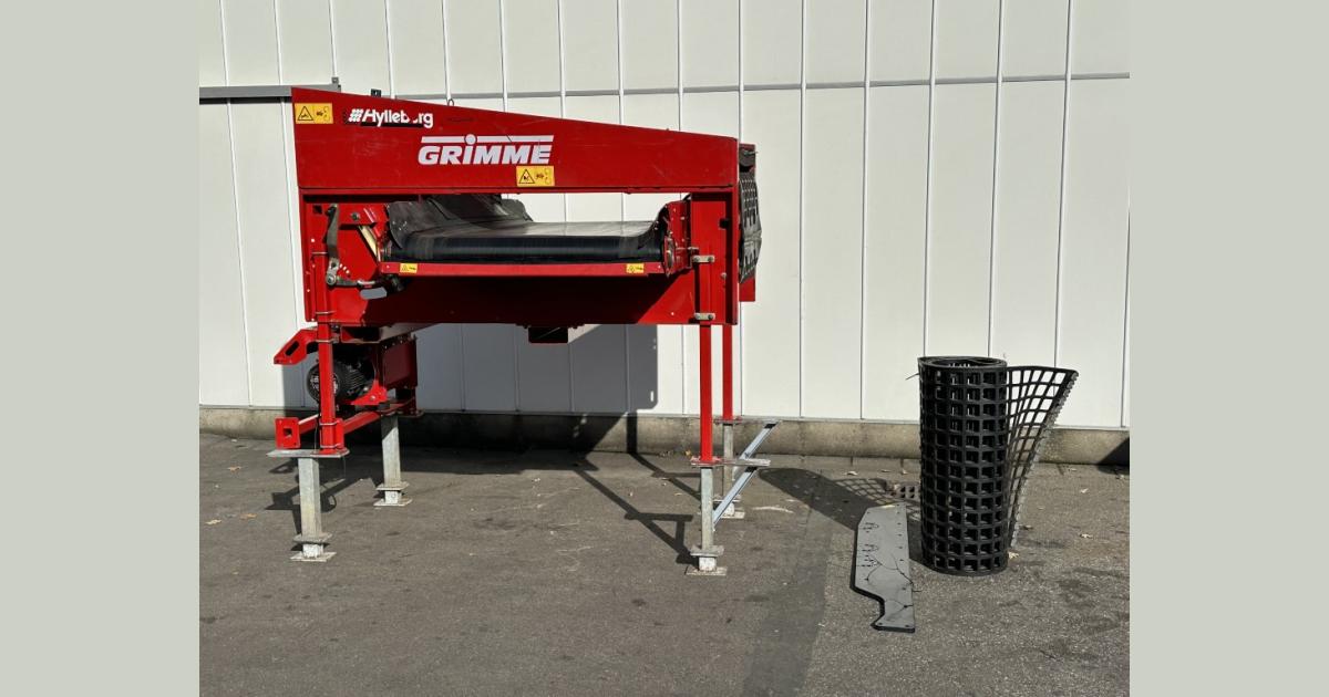 Grimme WG900 pre-sorting web grader sorting machine • Duijndam Machines