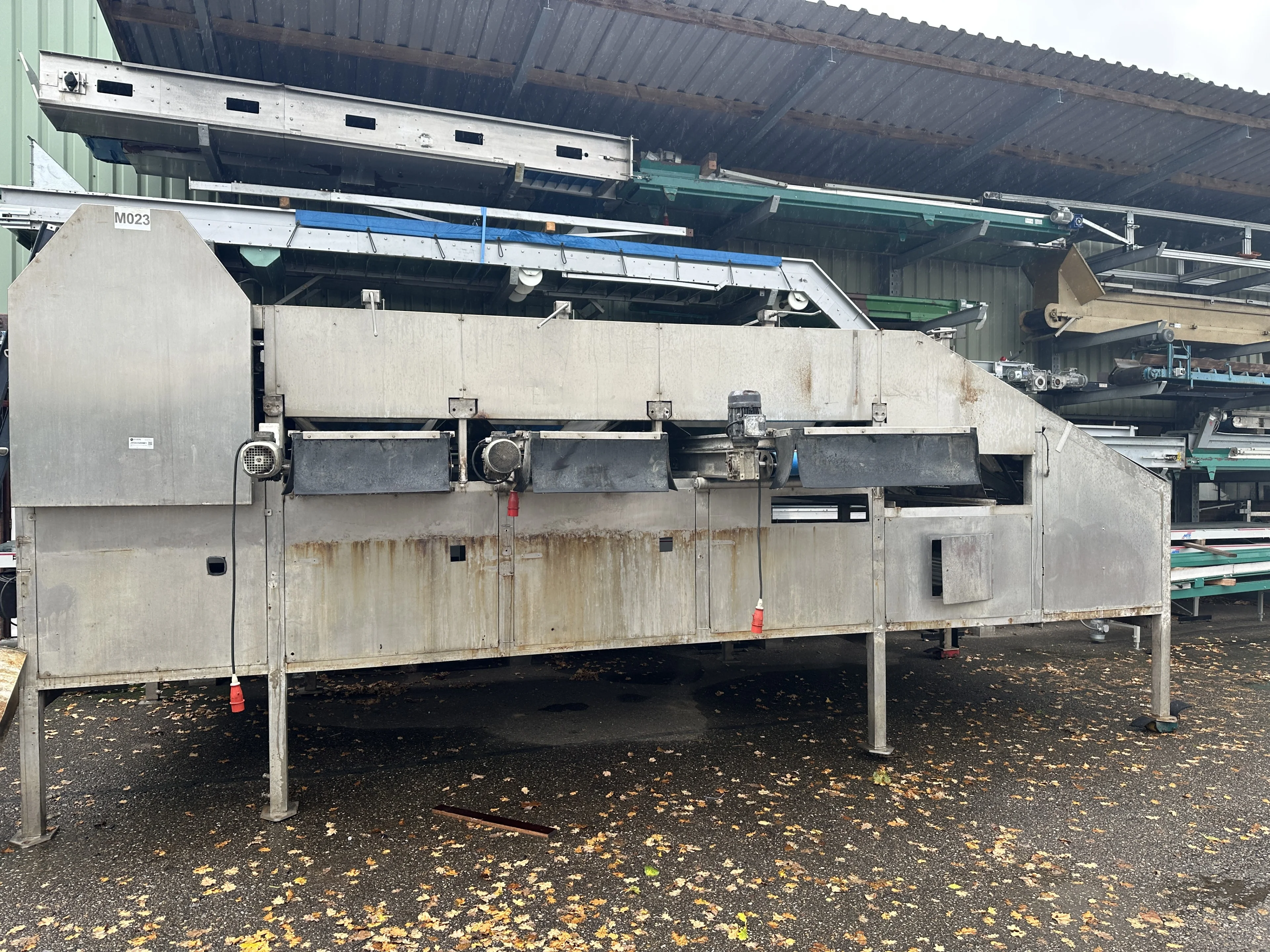 Haith GRADER roller sorting machine 180 cm with 4 sortings Stainless ...