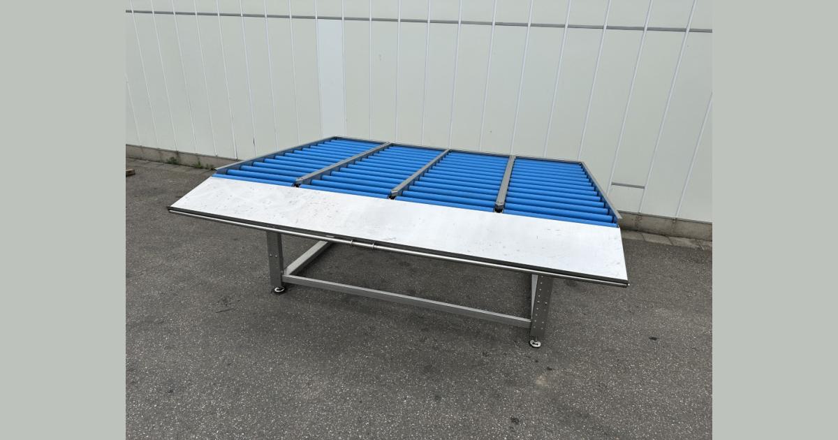 Het Packhuys production and packaging line 4 roller conveyors of 200 cm ...