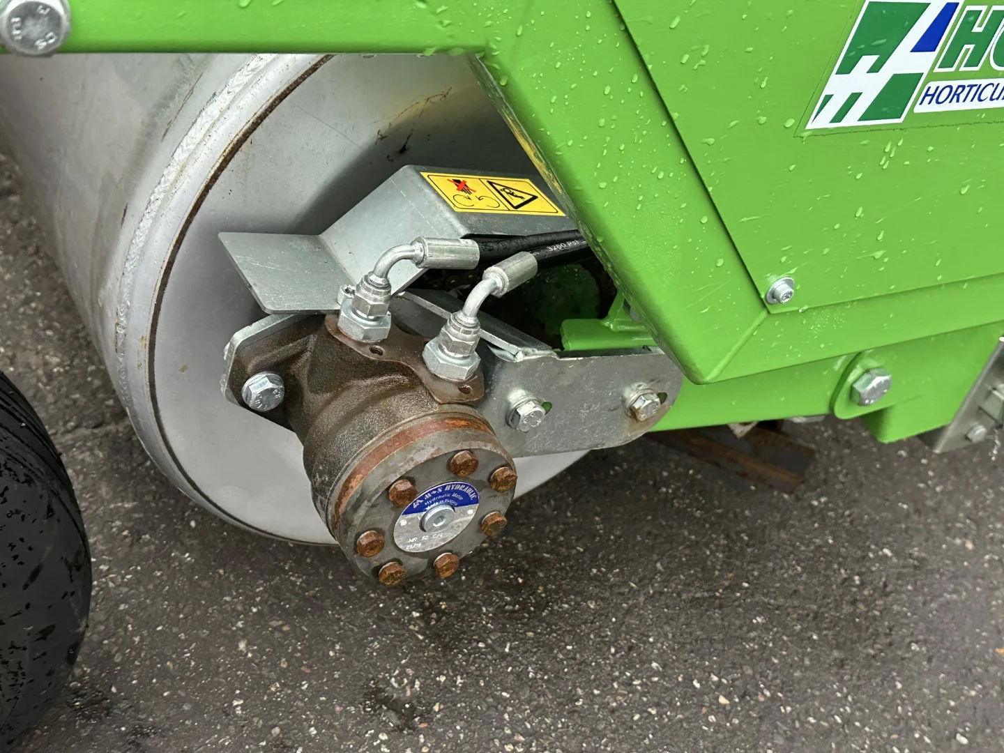 Hortech Due automatica 194 4-row mulch foil planting machine for soil ...