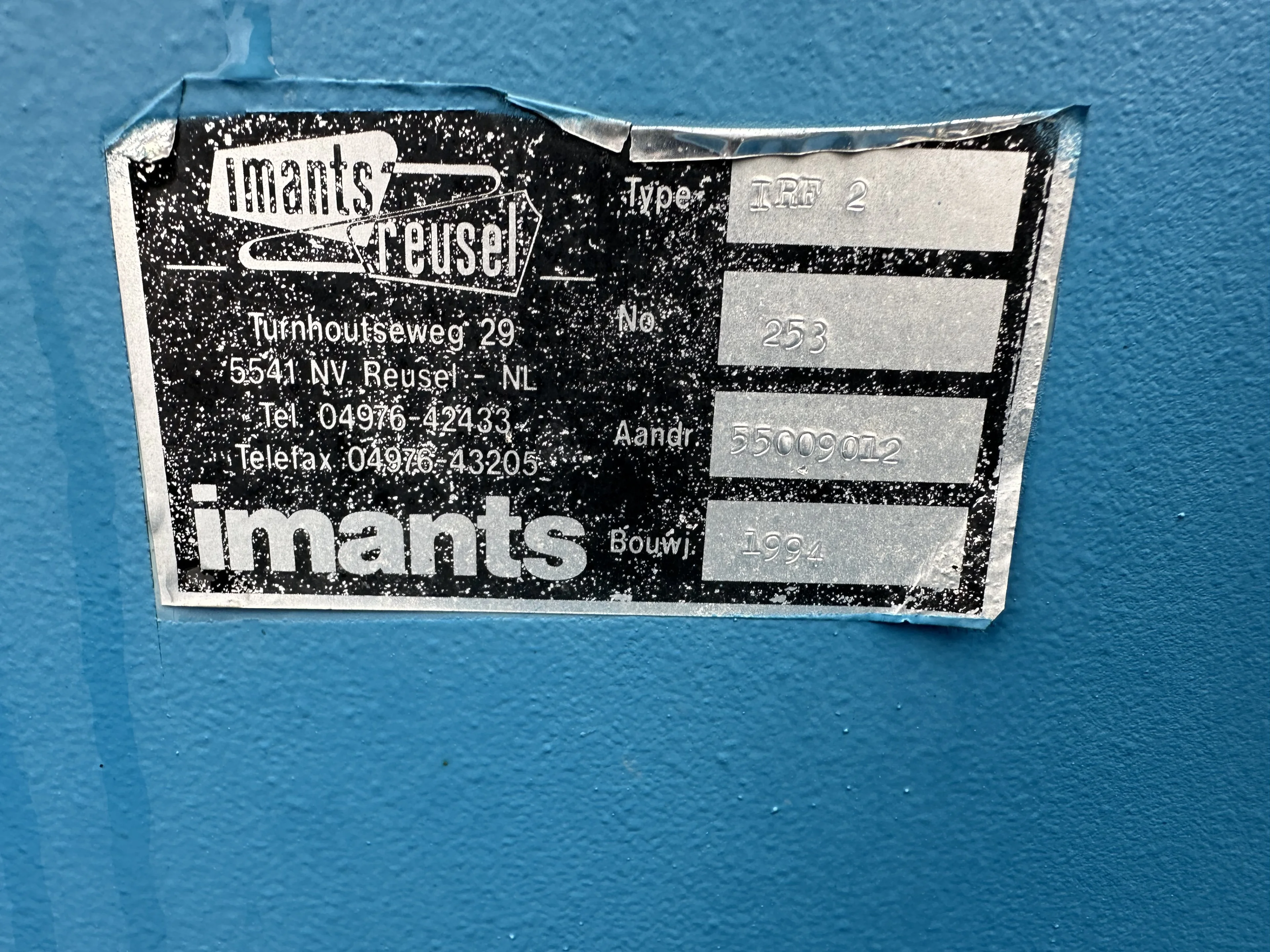 Imants IRF-II hillformer for asparagus • Duijndam Machines