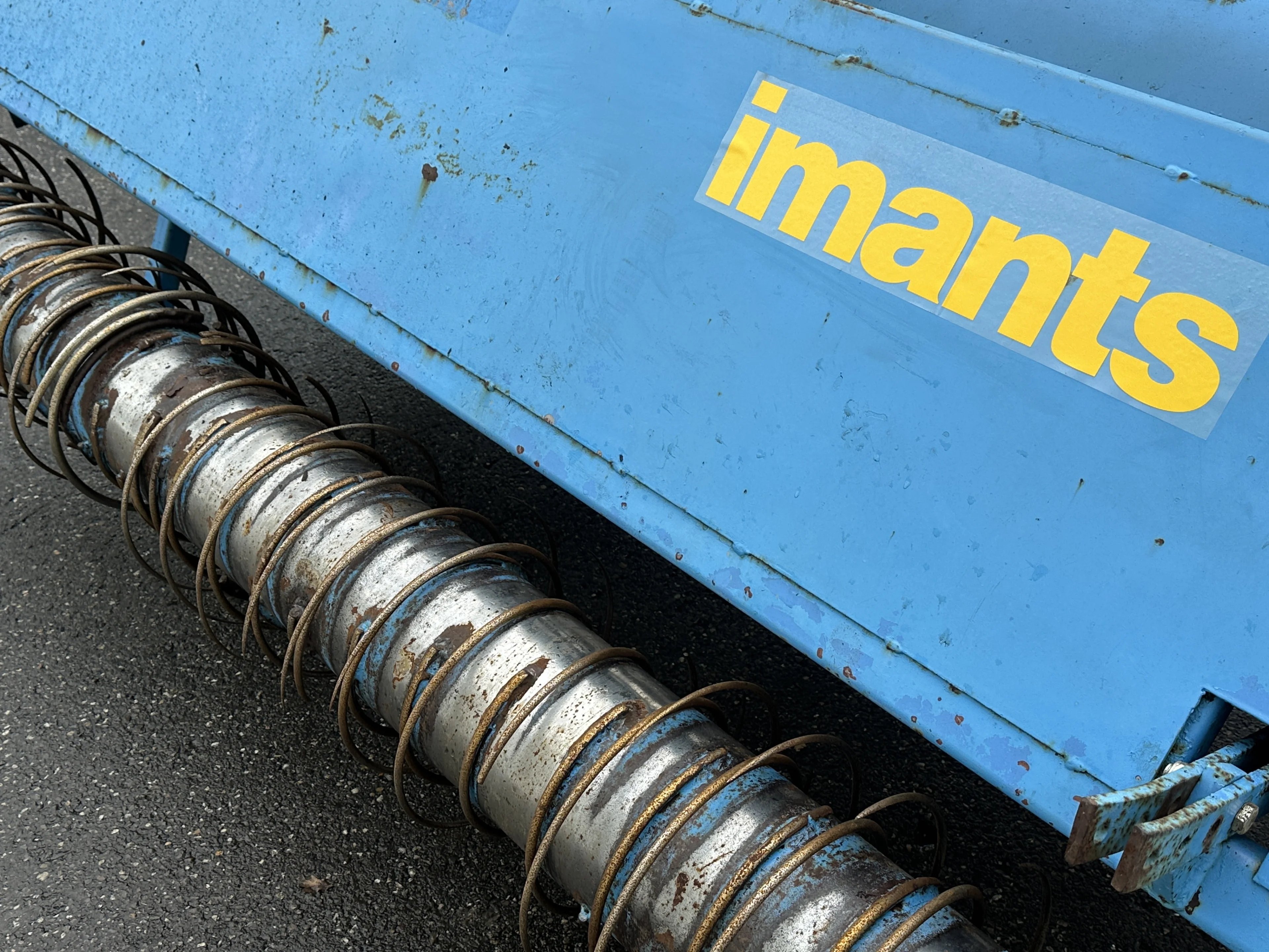 Imants spitmachine 210 cm met harkrol • Duijndam Machines