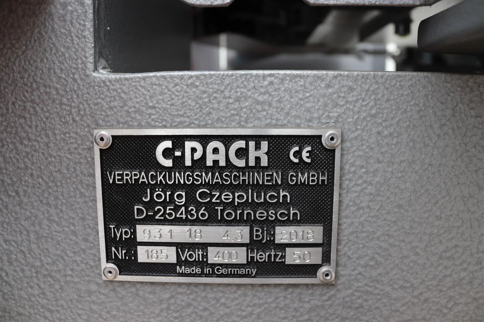 C-Pack Net-clipping Machine including wineglass labelling system ...