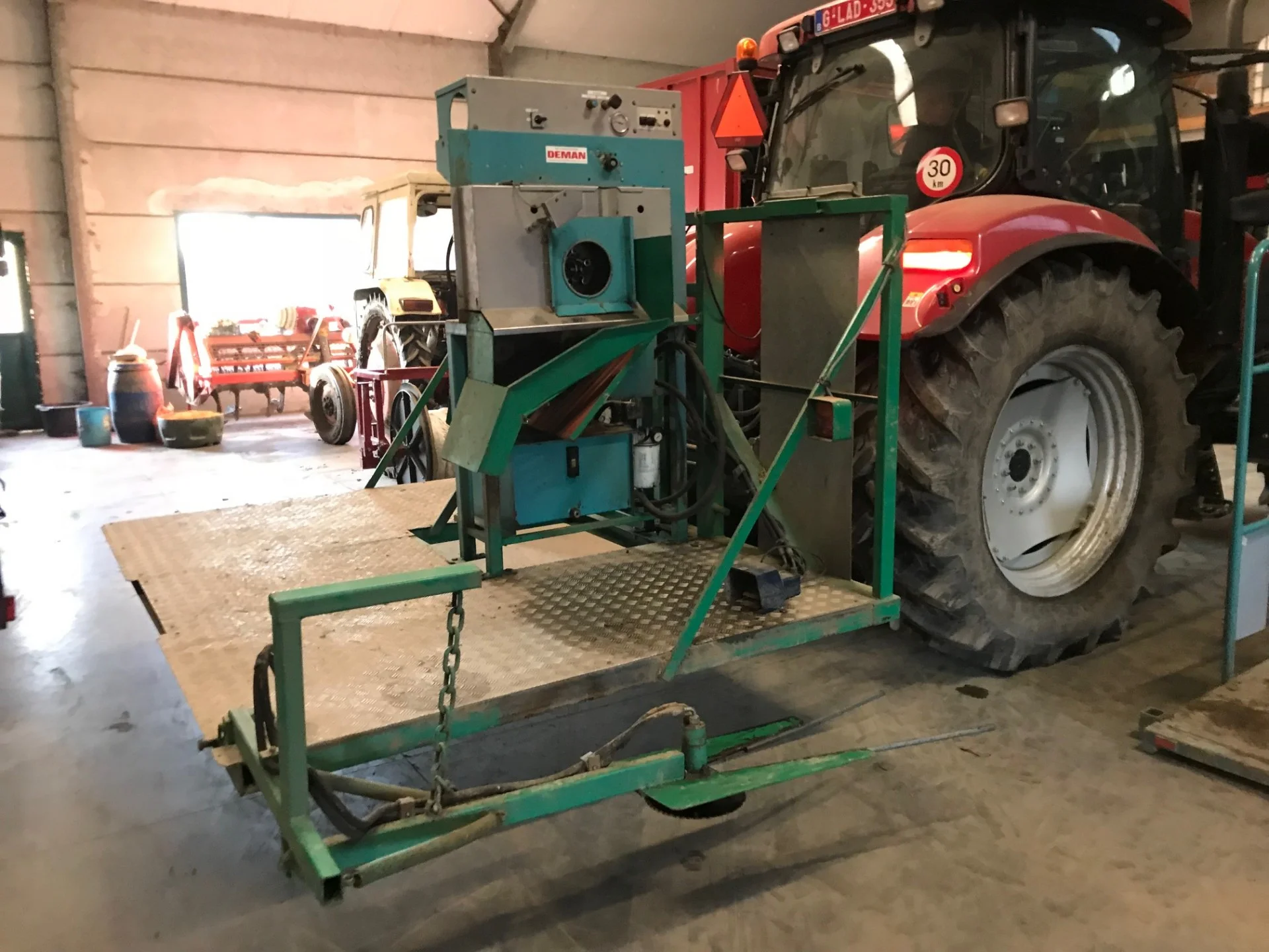 Deman brussel sprout harvester • Duijndam Machines