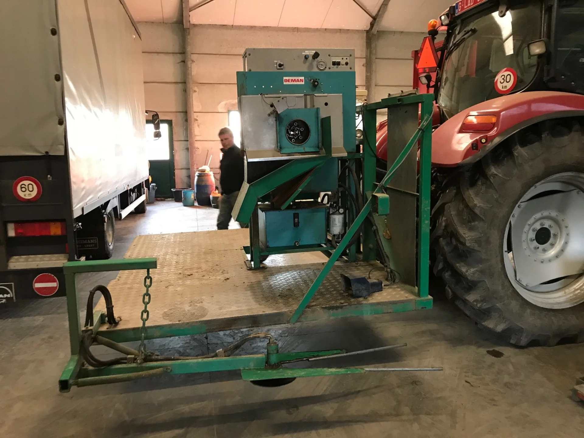 Deman brussel sprout harvester • Duijndam Machines