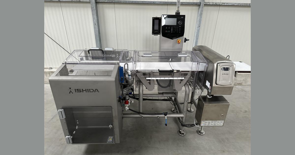 Ishida DACS-G-S015-34-SS-M-H checkweighing machine with metal detector ...
