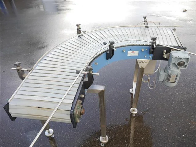 Itra curved conveyor 90° • Duijndam Machines