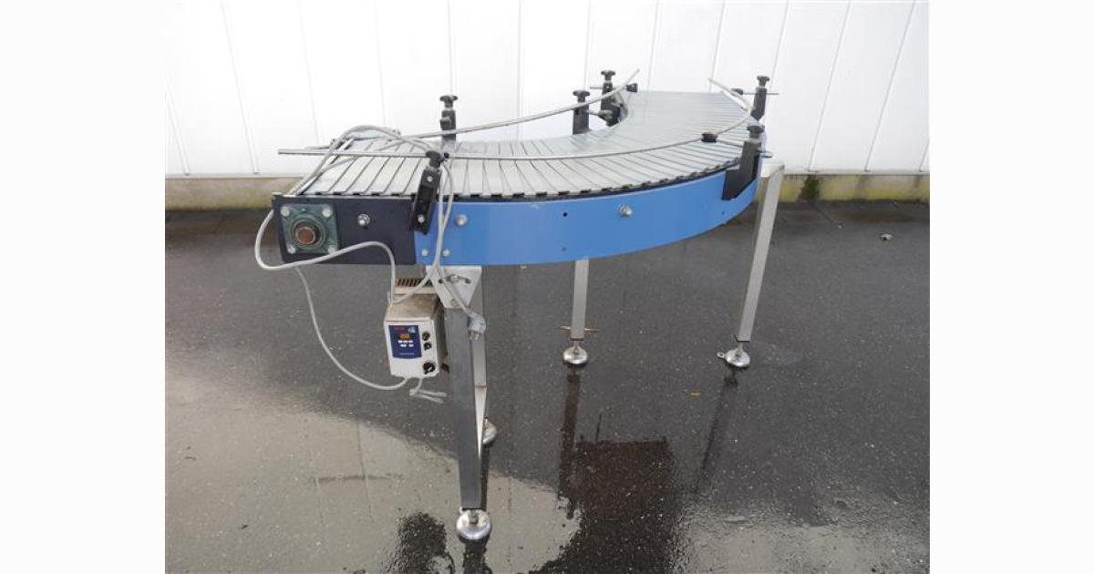 Itra curved conveyor 90° • Duijndam Machines