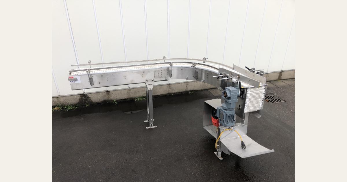 Itra curved conveyor • Duijndam Machines