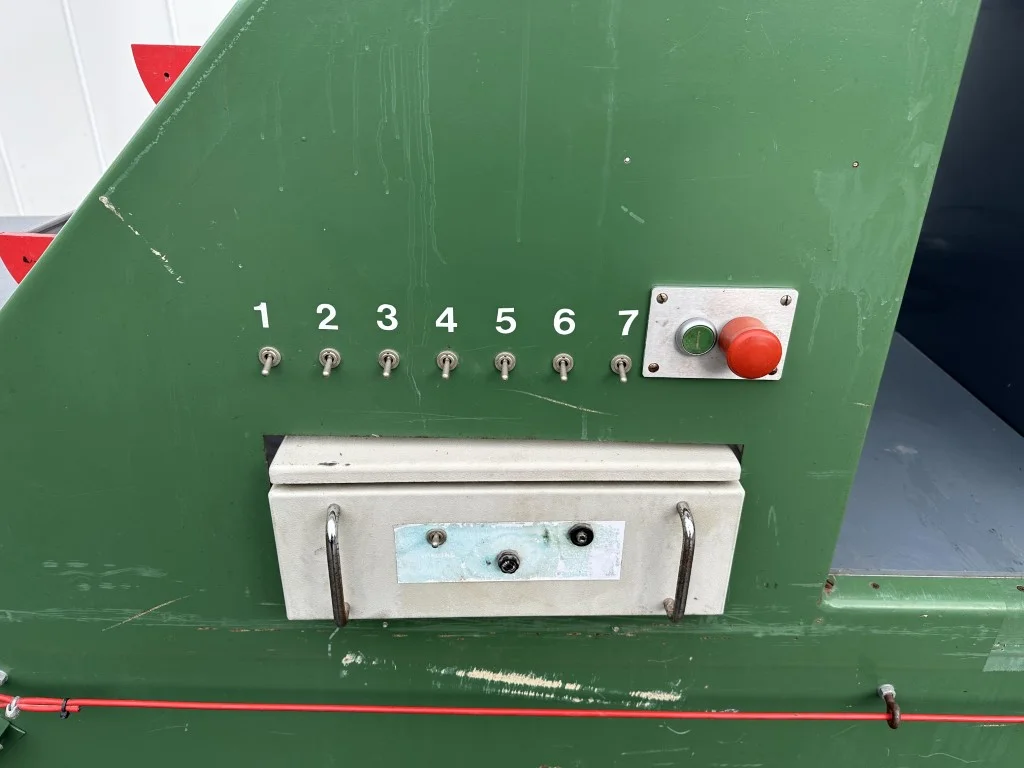 Jamafa length grading machine with 7 sortings • Duijndam Machines