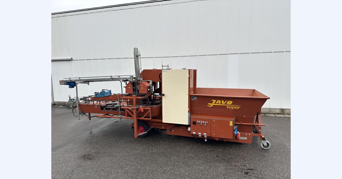 Javo Super Mega potting machine with pot dispenser and interrupter ...