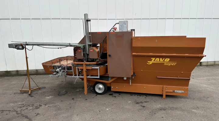 Javo Super potting machine with pneumatic potdispenser • Duijndam Machines