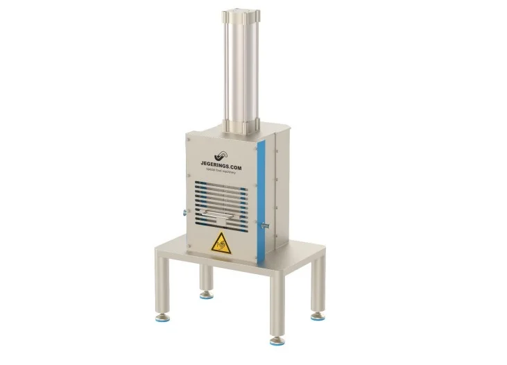 Jegerings PVP-300 cutting machine for pressing blocks of onions and ...