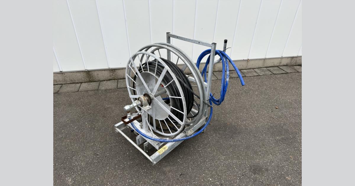 JMB slangenhaspel gegalvaniseerd voor water • Duijndam Machines