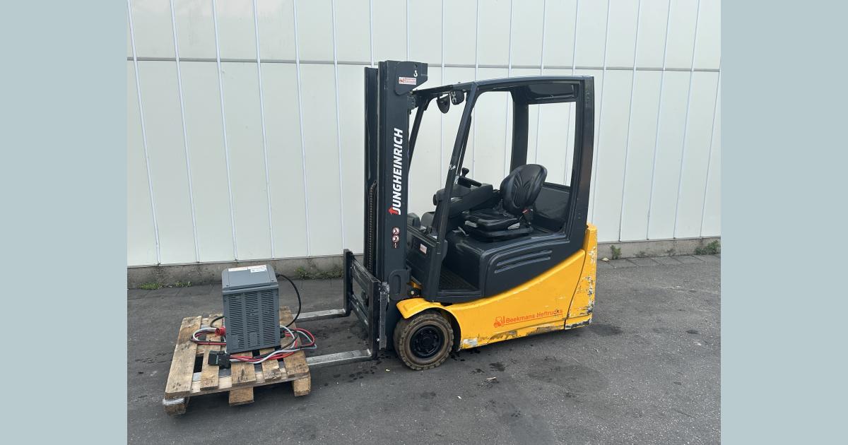 Jungheinrich EFG216K forklift electric 1500 kg • Duijndam Machines