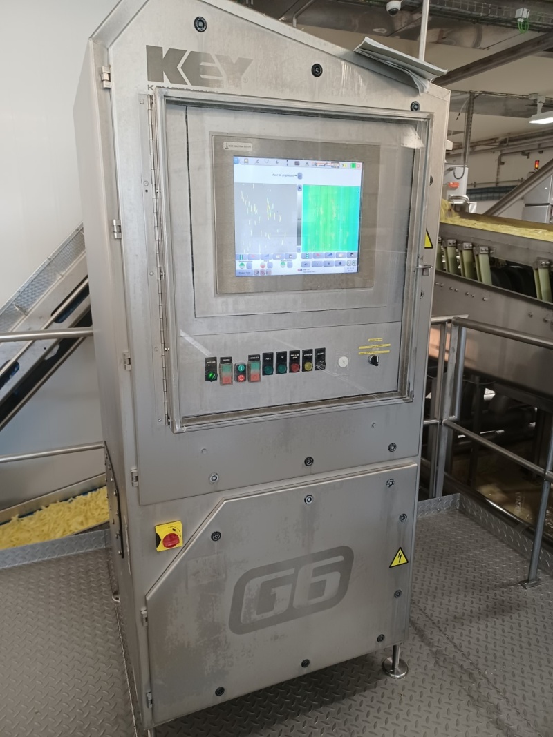 Key Optyx optical grader for french fries on quality • Duijndam Machines
