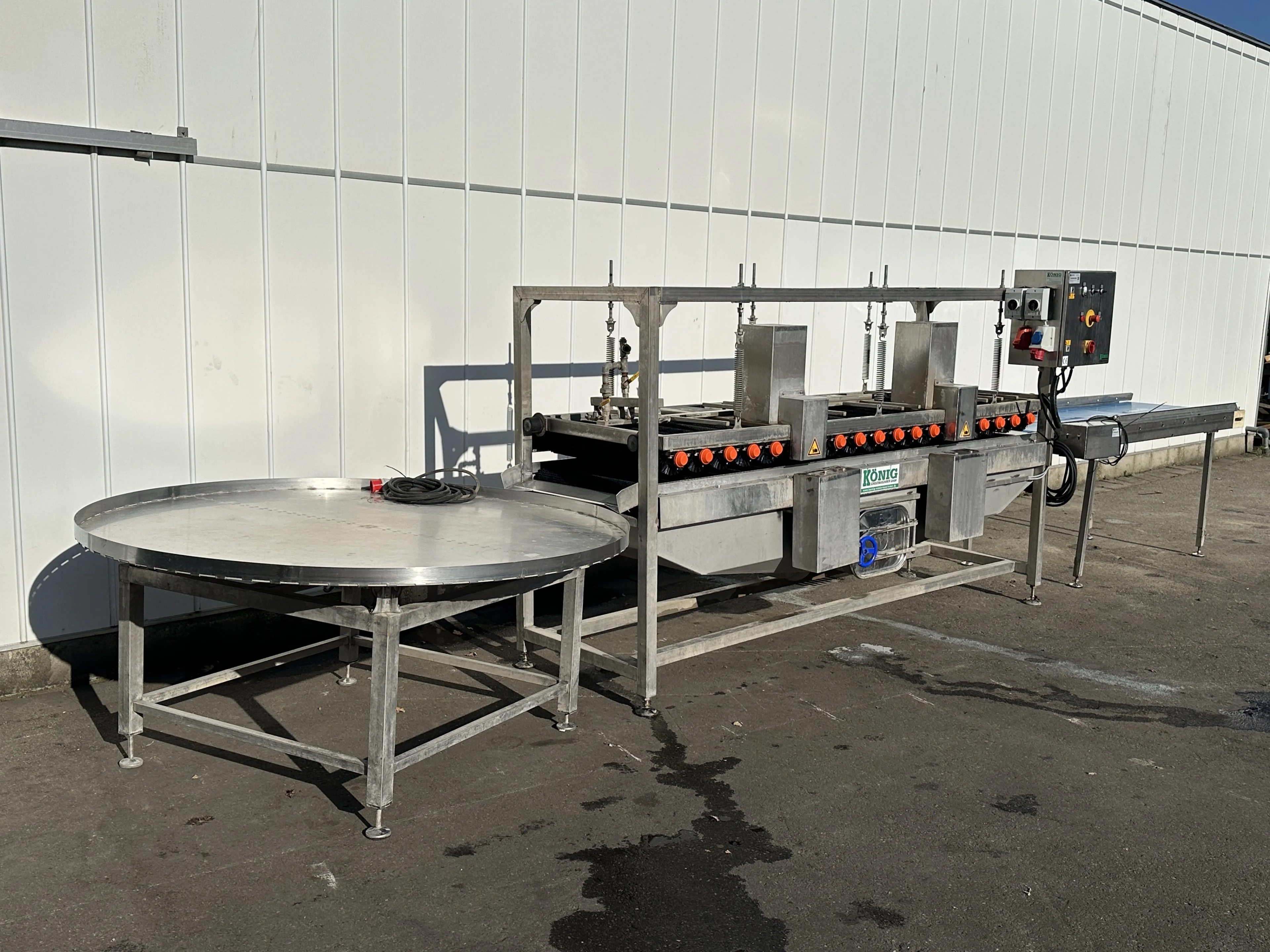 König RWM 3000 máquina de lavado para verduras Acero inoxidable con ...