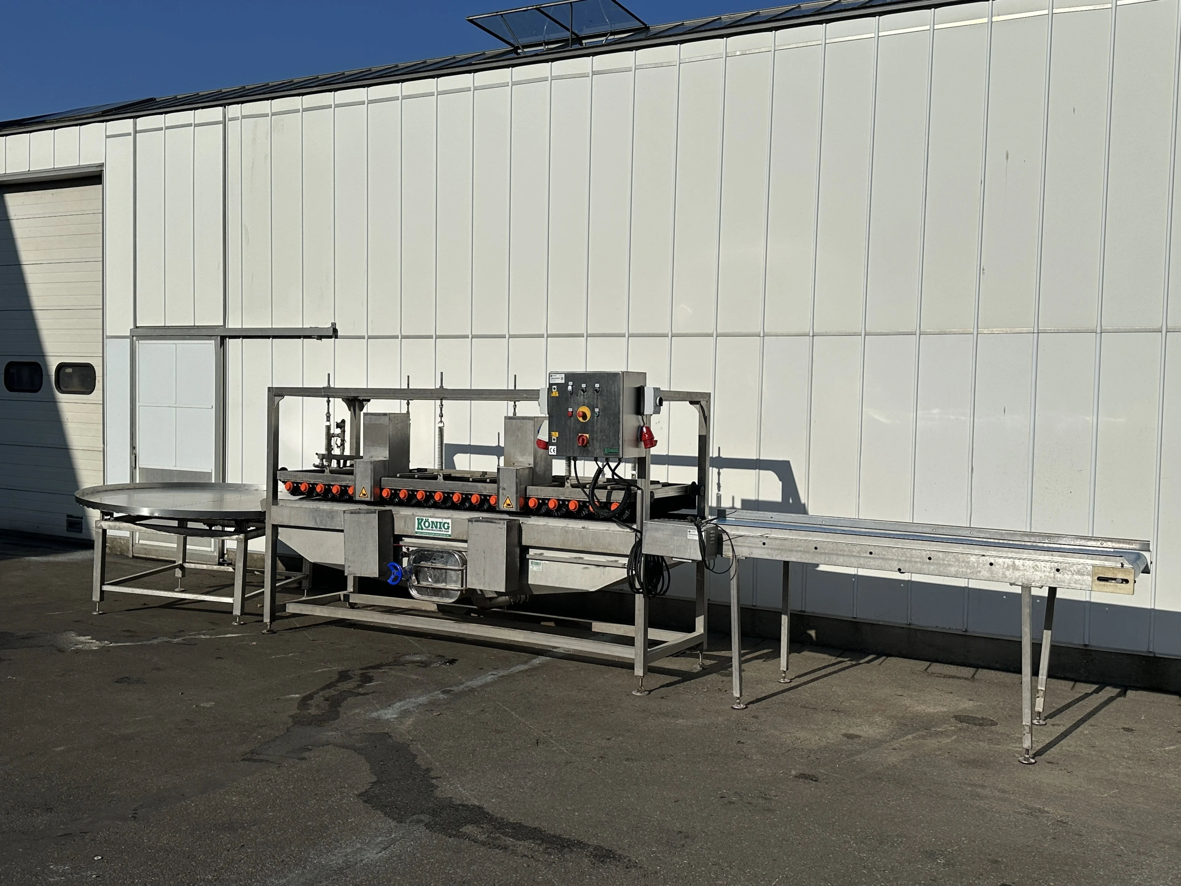 König RWM 3000 máquina de lavado para verduras Acero inoxidable con ...