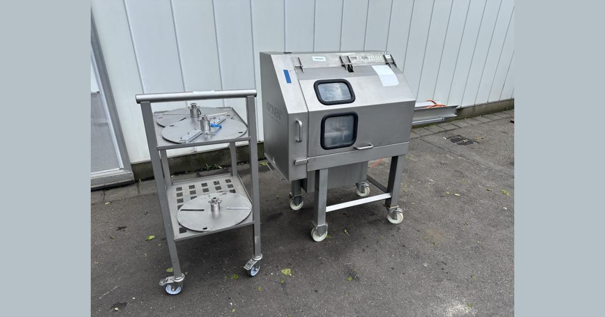 Kronen GS-10 cutting machine with 5 knives and trolley • Duijndam Machines
