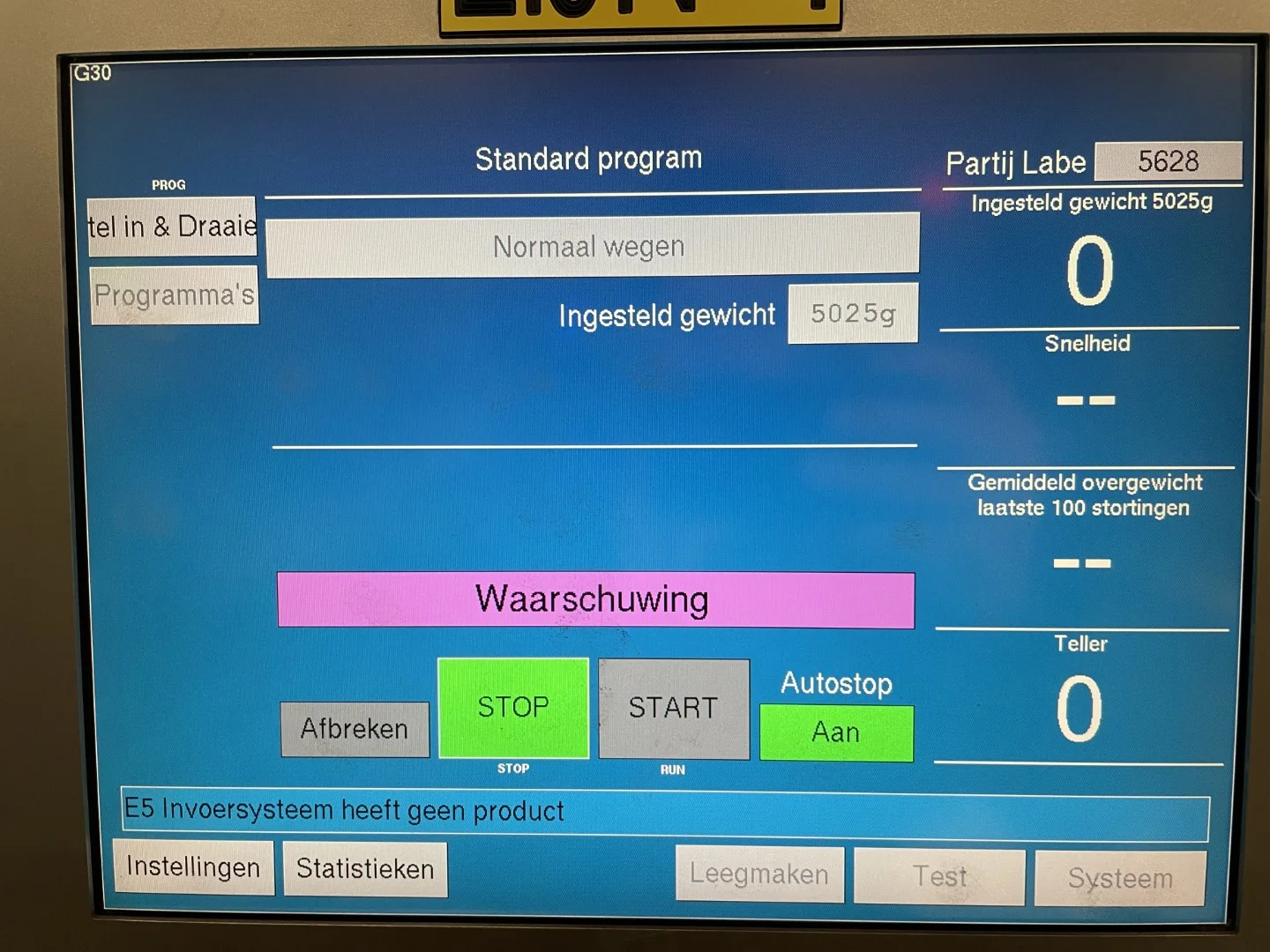 Loma AS5000 checkweigher • Duijndam Machines