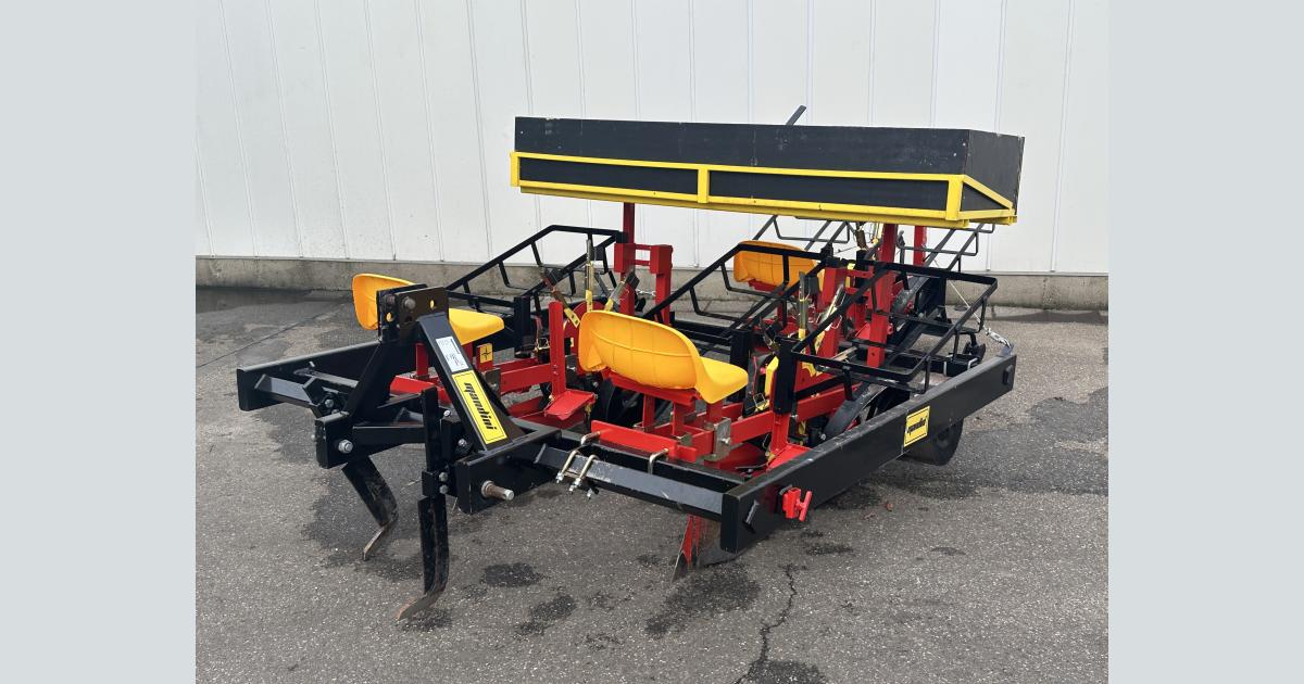 Mandini plantadora 3 filas • Duijndam Machines