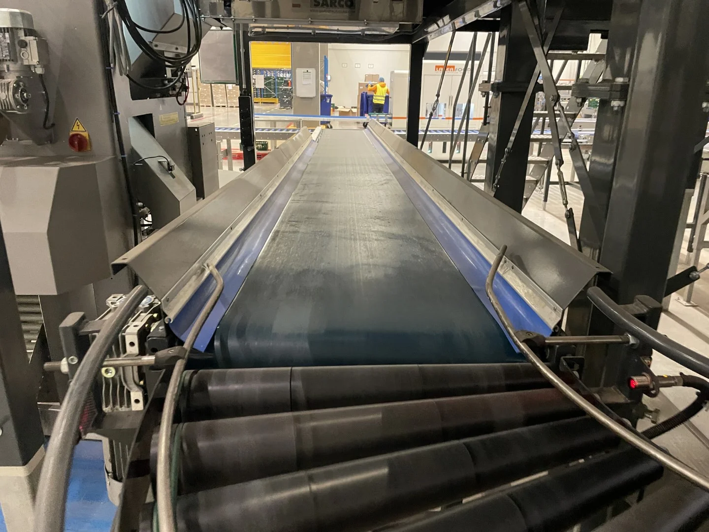 Manter M10 L weighing machine with infeed elevator, buffer box filler ...