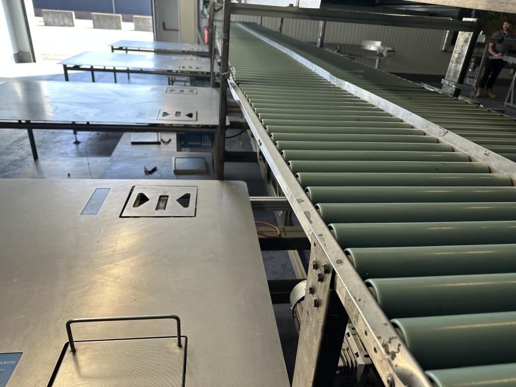Martin Stolze Combi conveyor production and packaging line with 8 Marco ...
