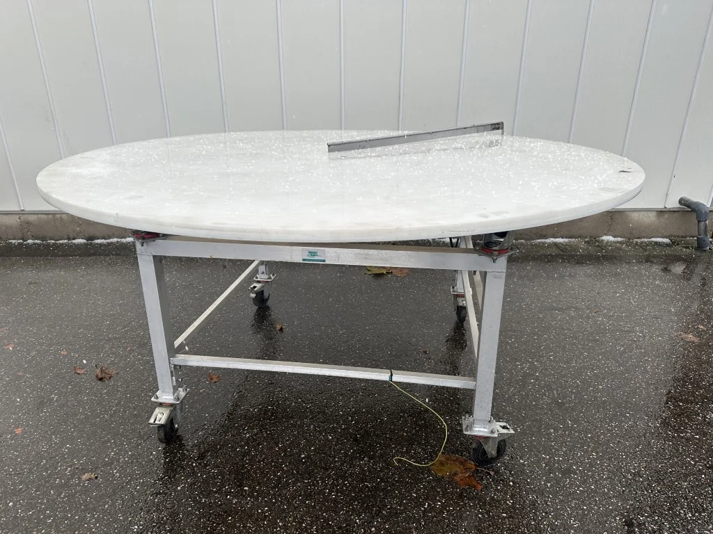 Martin Stolze draaitafel 1990 mm turntable 199 cm • Duijndam Machines