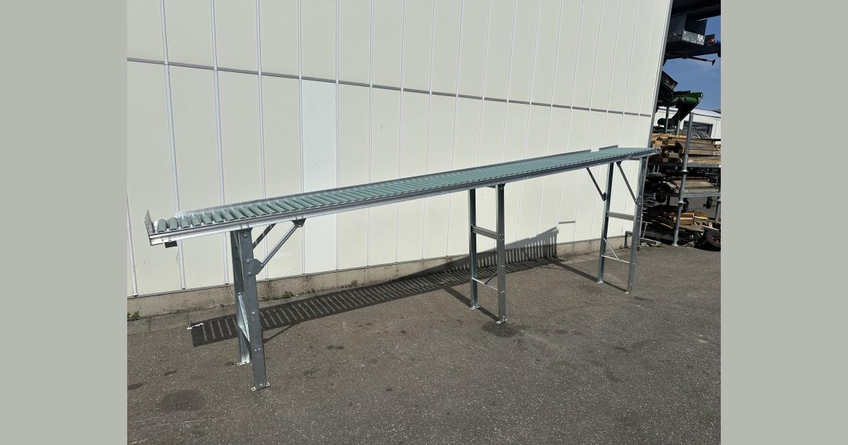 Martin Stolze roller conveyor 510 x 44 cm • Duijndam Machines