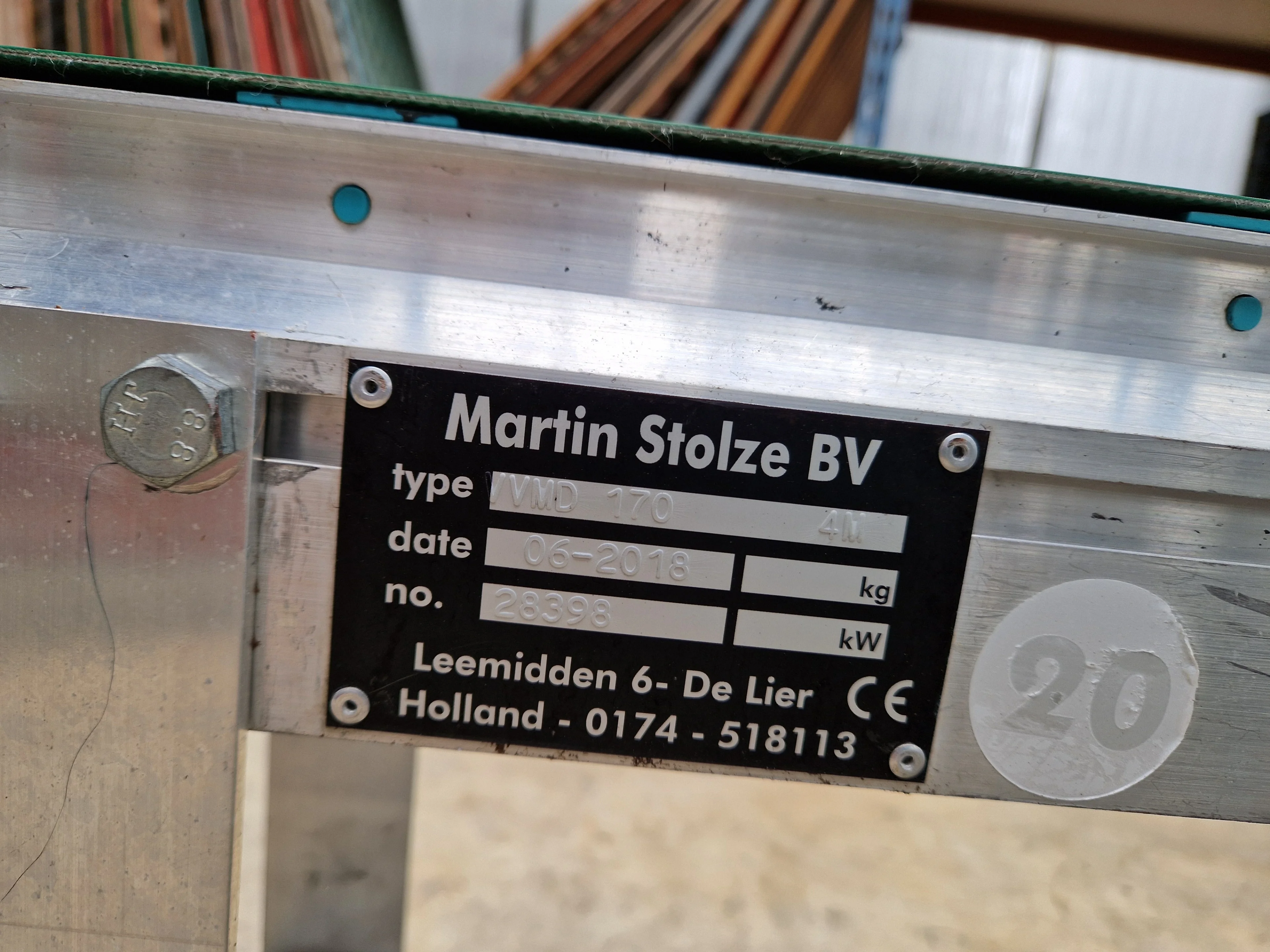 Martin Stolze VVMD 170 4M potted plant conveyor 400 x 17 cm • Duijndam ...