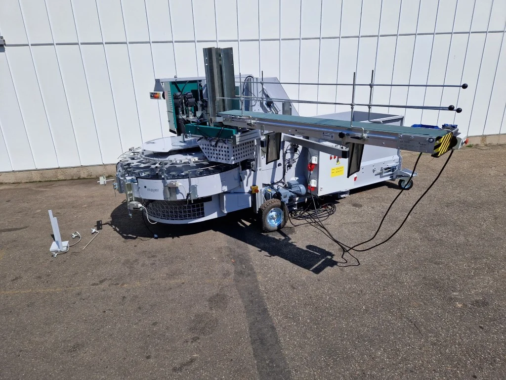 Mayer 2400 enmacetadora para ollas dobles • Duijndam Machines