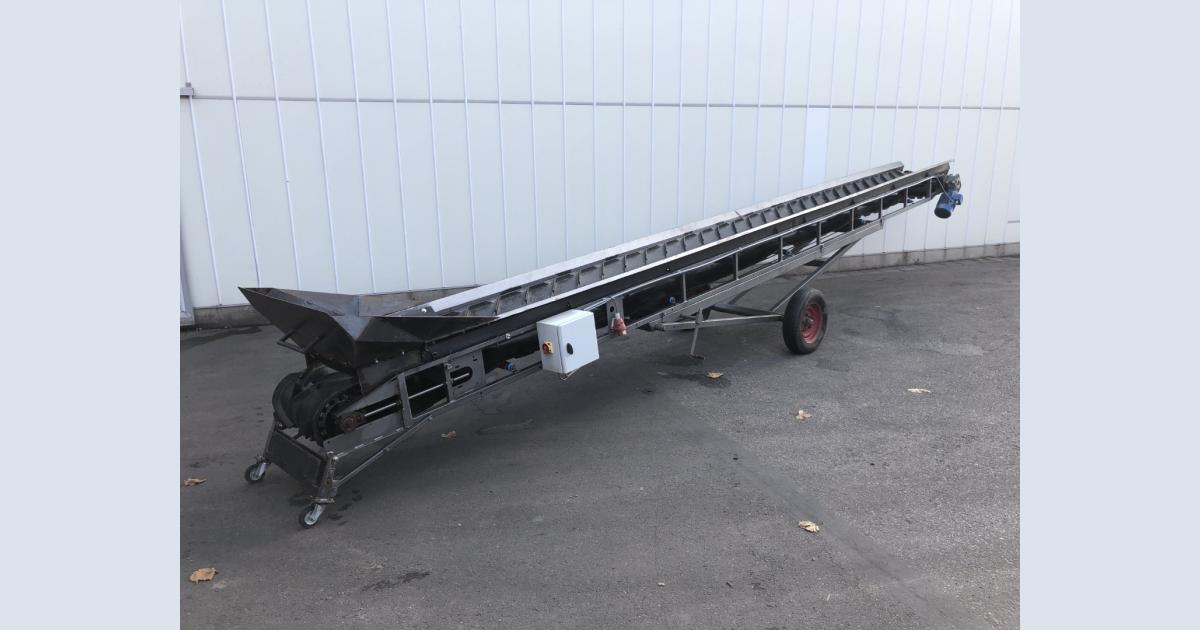 Miedema elevator conveyor 840 x 50 cm • Duijndam Machines