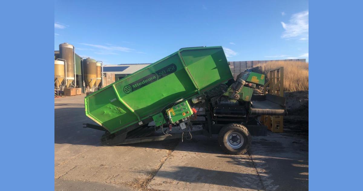 Miedema SB451-RZ receiving hopper • Duijndam Machines