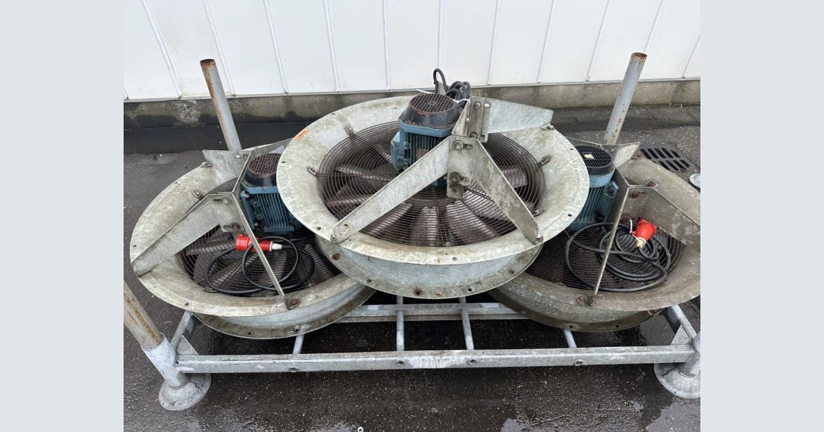 Necap ventilator 2,2 kW • Duijndam Machines